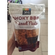 365 Everyday Value Smoky Bbq Mixed Nuts: Calories, Nutrition Analysis ...