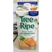 Tree Ripe Orange Juice: Calories, Nutrition Analysis & More | Fooducate
