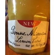 Bonne Maman Lemon Curd: Calories, Nutrition Analysis & More | Fooducate