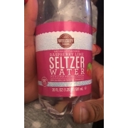 Wellsley Farms Seltzer Water, Raspberry Lime: Calories, Nutrition ...