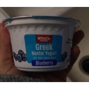 Winco Foods Yogurt, Greek, Nonfat, Blueberry: Calories, Nutrition ...