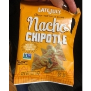 Late July Snacks Tortilla Chips, Nacho Chipotle: Calories, Nutrition ...
