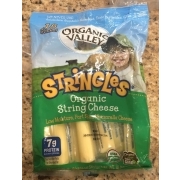 Organic Valley String Cheese, Organic: Calories, Nutrition Analysis ...