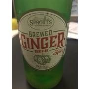 Sprouts Farmers Market Brewed Ginger Beer, Spicy: Calories, Nutrition ...