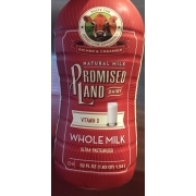 Promised Land Whole Milk: Calories, Nutrition Analysis & More | Fooducate