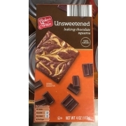 Baker's Corner Baking Chocolate Squares, Unsweetened: Calories ...