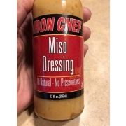 Iron Chef Miso Dressing: Calories, Nutrition Analysis & More | Fooducate
