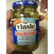 Vlasic Snack'mms Sea Salt' N Vinegar Bites: Calories, Nutrition ...