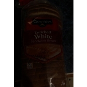 Clover Valley Sandwich Bread, Enriched White: Calories, Nutrition ...