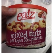 Eatz Mixed Nuts: Calories, Nutrition Analysis & More | Fooducate