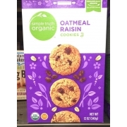 Simple Truth Organic Cookies, Oatmeal Raisin: Calories, Nutrition ...