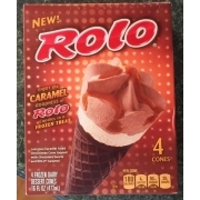 Rolo Ice Cream, Cones: Calories, Nutrition Analysis & More | Fooducate