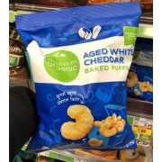 Simple Truth Organic Baked Puffs, Aged White Cheddar: Calories ...
