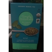 Simply Balanced Herbal Tea, Mint: Calories, Nutrition Analysis & More ...