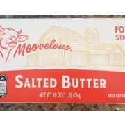 Moovelous Salted Butter: Calories, Nutrition Analysis & More | Fooducate