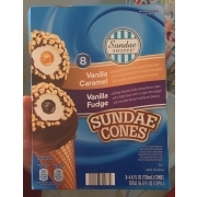 Sundae Shoppe Sundae Cones, Variety Pack: Calories, Nutrition Analysis ...