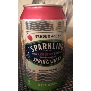 Trader Joe's Sparkling Spring Water, Raspberry Lime Flavor: Calories, Nutrition Analysis & More ...