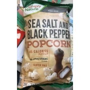 Simply Nature Popcorn, Sea Salt And Black Pepper: Calories, Nutrition ...