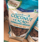 Simply Nature Granola, Oats, Coconut Cacao: Calories, Nutrition ...