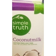 Simple Truth Coconut Milk: Calories, Nutrition Analysis & More | Fooducate