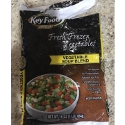 Key Food Fresh Frozen Vegetables, Vegetable Soup Blend: Calories ...