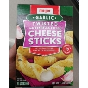 Meijer Garlic Bread Sticks, Mozzarella Filled: Calories, Nutrition ...