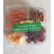 Wegmans Carrots & Grape With Pretzels & Cheese: Calories, Nutrition ...