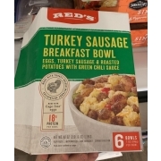 Red's Breakfast Bowl, Turkey Sausage: Calories, Nutrition Analysis ...