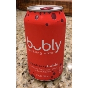 Bubly Sparkling Water, Cranberry: Calories, Nutrition Analysis & More | Fooducate