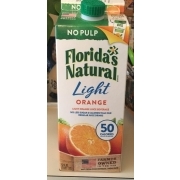 Florida's Natural Light Orange Juice Beverage: Calories, Nutrition ...