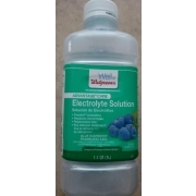 Well At Walgreens Electrolyte Solution, Blueberry Raspberry: Calories ...