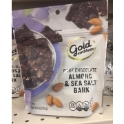 Gold Emblem Dark Chocolate, Almond & Sea Salt Bark: Calories, Nutrition ...