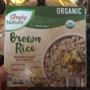 Simply Nature Brown Rice: Calories, Nutrition Analysis & More | Fooducate