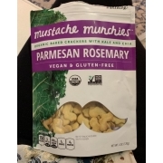 Mustache Munchies Crackers, Baked, Parmesan Rosemary: Calories ...