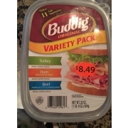 Buddig Deli Meat, Variety Pack: Calories, Nutrition Analysis & More ...