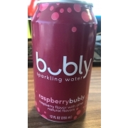 Bubly Sparkling Water, Raspberrybubly: Calories, Nutrition Analysis & More | Fooducate