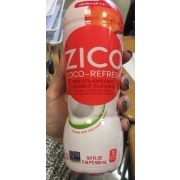 Zico Coconut Water Beverage, Ripe Strawberry Coconut Flavor: Calories ...