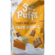 Sun Puffs Whole grain snacks, Four Cheese: Calories, Nutrition Analysis ...