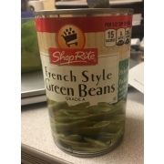 ShopRite French Style Green Beans: Calories, Nutrition Analysis & More ...