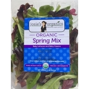 Josie's Organic Spring Mix: Calories, Nutrition Analysis & More | Fooducate