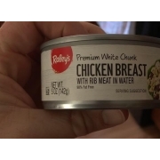 Raley's Chicken Breast With Rib Meat In Water: Calories, Nutrition ...