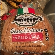 Amoroso's Seeded Semolina Bread: Calories, Nutrition Analysis & More ...
