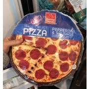 Harris Teeter Pizza, Pepperoni & Sausage: Calories, Nutrition Analysis ...