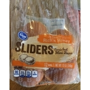 Kroger Sliders, Enriched Mini Buns, Rich'n Honey: Calories, Nutrition ...