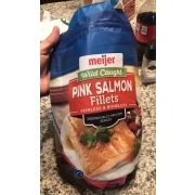 Meijer Wild Caught, Pink Salmon Fillets: Calories, Nutrition Analysis ...