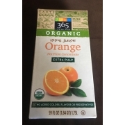 365 Everyday Value 100% Orange Juice: Calories, Nutrition Analysis ...