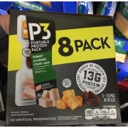 P3 Portable Protein Pack, Turkey, Almonds, Colby Jack: Calories ...