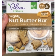 Plum Mighty Nut Butter Bar, Filled Multigrain Bar: Calories, Nutrition ...
