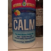 Natural Vitality Calm, Raspberry Lemon: Calories, Nutrition Analysis ...