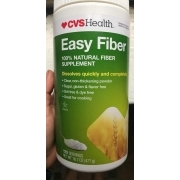 CVS Health Easy Fiber, 100% Natural Fiber, Dietary Supplement: Calories ...